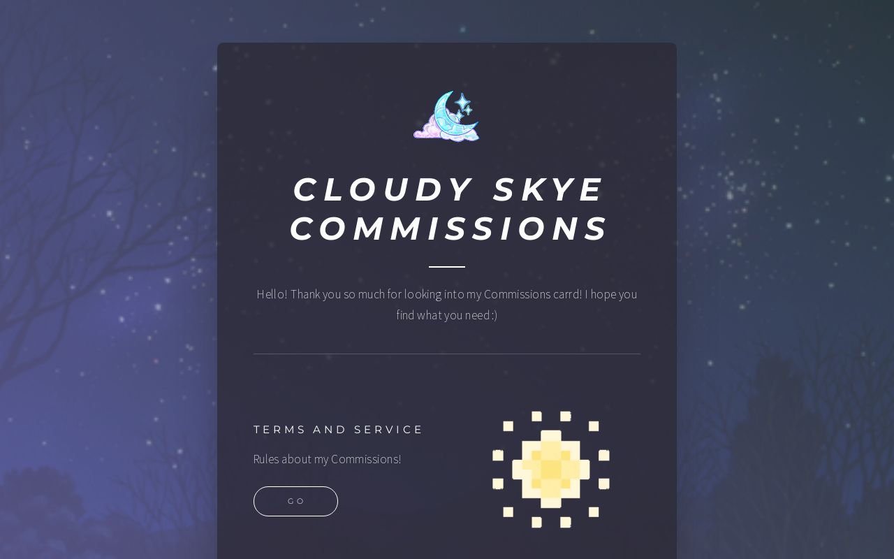 Cloudy Skye Commissions